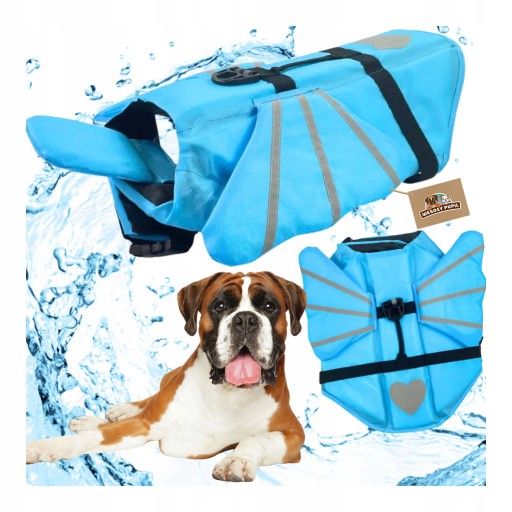 KAPOK kutyáknak úszáshoz mentőmellény szárnyakkal XXL, (5906480026101 ...