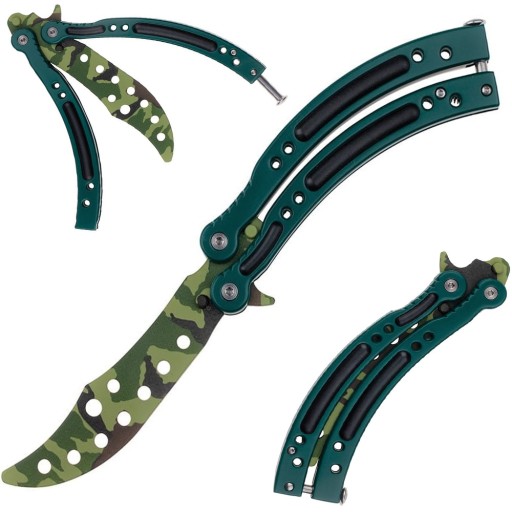 Nóż motylkowy treningowy CS:GO BAILSONG MOTYLEK - N-451D - 12114589673 ...