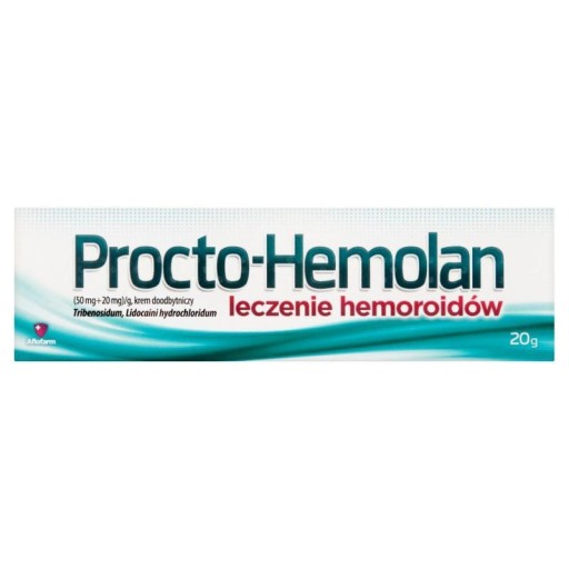 Procto-Hemolan Krem doodbytniczy 20 g (5909991167110) • Cena, Opinie ...