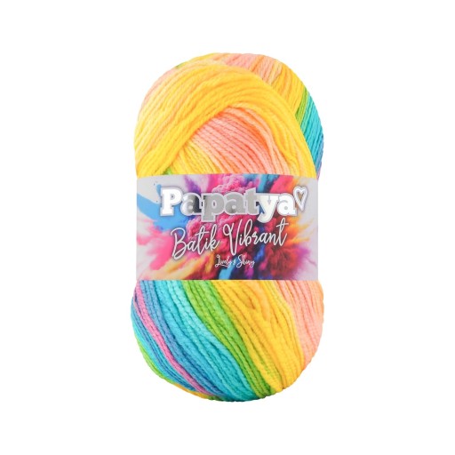 KAMGARN fonal PAPATYA BATIK VIBRANT 100g/360m yarns színes melange 08 za 1285.00HUF-ért - Allegro