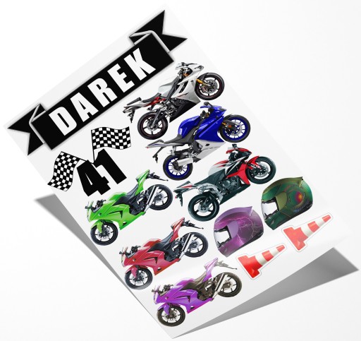 PAPIER WAFLOWY MOTOCYKLISTA MOTOR MOTOCYKL ŚCIGACZ URODZINOWY A4 (5906146221895) • Cena, Opinie ...
