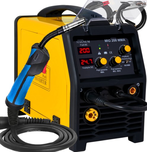 SPAWARKA INWERTOROWA MIG MAGNUM FLUX 200A 230V 2T (5905031033704) • Cena, Opinie • Półautomaty ...