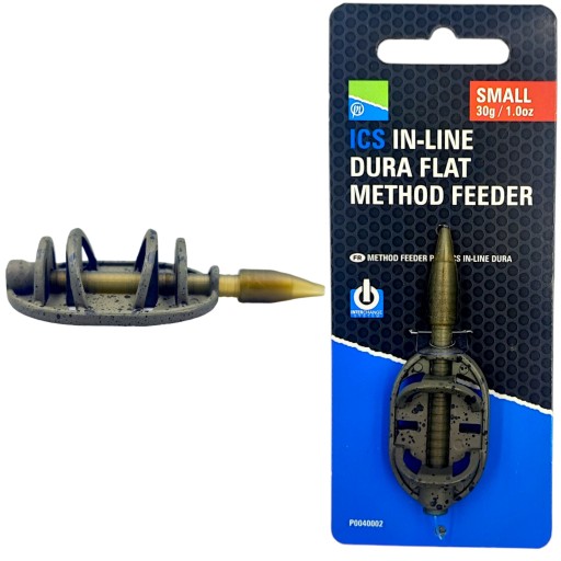 Podajnik PRESTON koszyk koszyczek ICS Inline Dura Flat S 30g Method ...