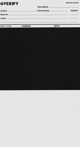 Karty aplikacyjne VERIFY 2A (typu LENETA) Opacity (63-410) • Cena, Opinie • Pozostałe ...
