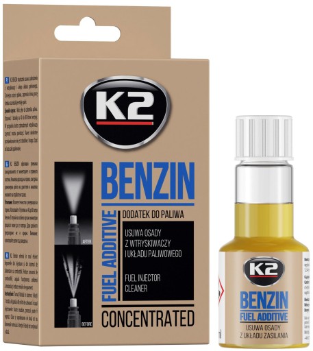 K2 BENZIN - DO CZYSZCZENIA WTRYSKÓW BENZYNA - 50ML 5906534000880 za 6 ...