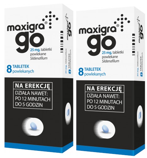Maxigra Go lek na erekcję potencja 2x8 tab. 14068238568 - Allegro.pl