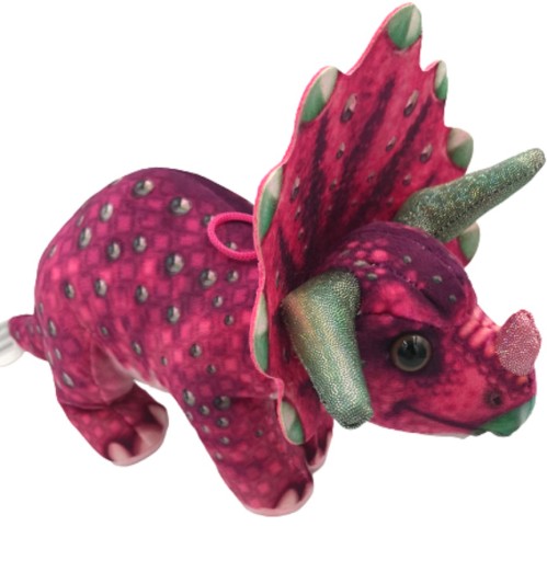 Deef Pluszowy Dinozaur Triceratops duży 30 cm (5901500238496) • Cena ...