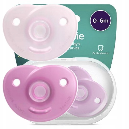 Avent Smoczek Uspokajaj cy Gryzak SOOTHIE 0 6m Ro 2 sztuki 11534277064 Allegro.pl