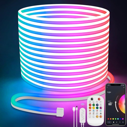 Lamomo Neonová LED páska RGB 20 m s dálkovým ovládáním - Allegro