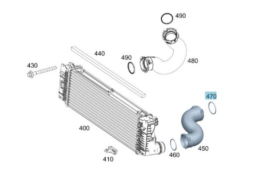 USZCZELKA PRZEWODU INTERCOOLERA Mercedes 68MM A021 997 66 45 za 56,15 ...