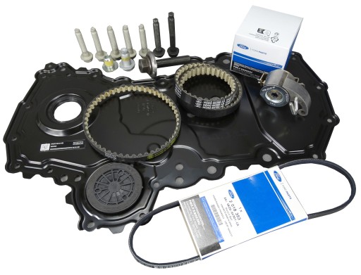 ROZRZĄD + OBUDOWA ROZRZĄDU + PASEK POMPY FORD CUSTOM TRANSIT MK8 2.0D ...