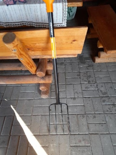 FISKARS SOLID Widły metalowe ogrodowe do obornika kompostu siana mocne (6411501705525) • Cena ...