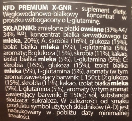 KFD PREMIUM X-GAINER 1000 G - 5901947664391 - 7147559995 - Allegro
