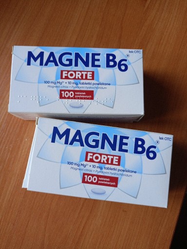 Magne B6 Forte 100 mg +10 mg 100 tabletek (5902502992836) • Cena, Opinie • Stawy, mięśnie, kości ...