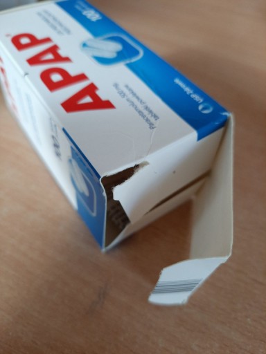 Apap Paracetamol 500 mg lek przeciwbólowy 100 tab. 14066790754 - Allegro.pl