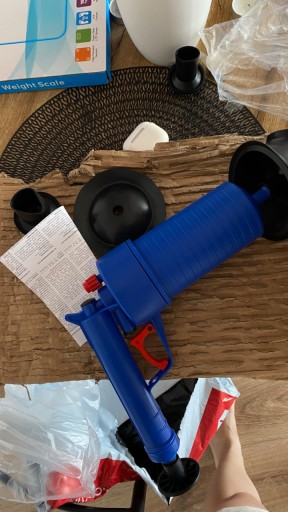 PISTOLET DO UDRAŻNIANIA RUR PRZEPYCHACZ WC TOALET ZLEWU KANALIZACJI ...