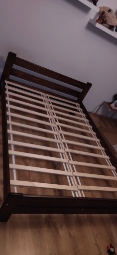 ŁÓŻKO drewniane 140x200 orzech,olcha, dąb, JAKOŚĆ • Cena, Opinie ...