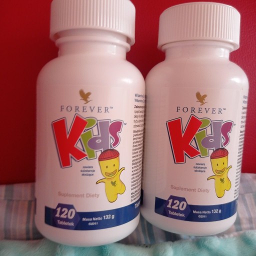 Forever Kids witaminy minerały dla dzieci 120 tab. 10162781844 - Allegro.pl