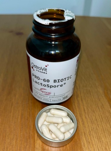 OstroVit PRO-60 BIOTIC LactoSpore 60 kap PROBIOTYK Inulina 12170899249 - Allegro.pl