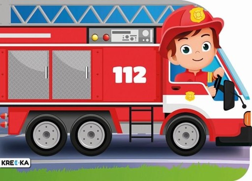 STRAŻ POŻARNA KOLOROWANKA Z NAKLEJKAMI MALOWANKA (13415487773 ...