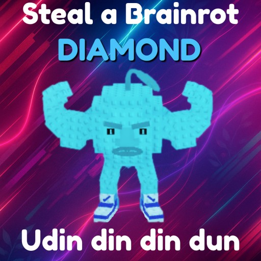 DIAMOND Udin din din dun w Steal a Brainrot |Brainrot gra |Roblox ...