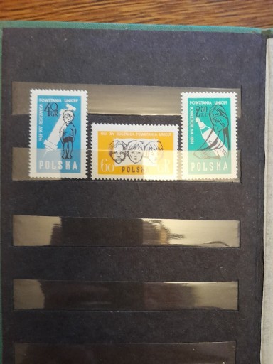 Filatelistyka 1961 15 rocznica UNICEF | Płock | Licytacja na Allegro Lokalnie