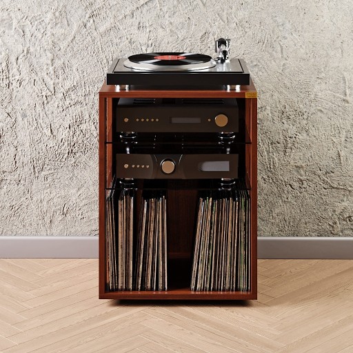 Stolik audio,szafka rtv na winyle pod gramofon | Ogrodniczki | Kup ...