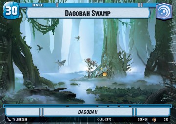 Dagobah Swamp (Full art) Star Wars Unlimited | Warszawa | Kup teraz na ...