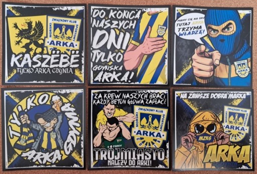 Vlepki ARKA GDYNIA Cracovia Lech KSZO Gryf Wej Gwardia Kosz 23 | LUZINO ...