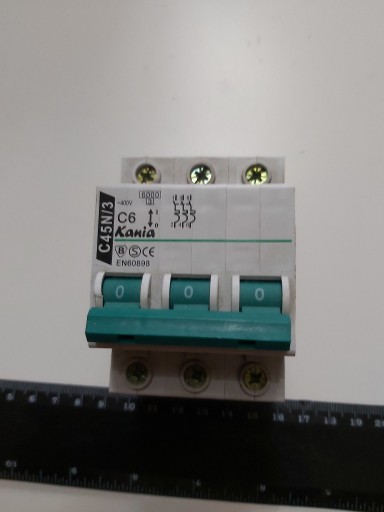 Wyłącznik nadprądowy Kania 400V C45N/3 C6 | Gidle | Kup teraz na ...