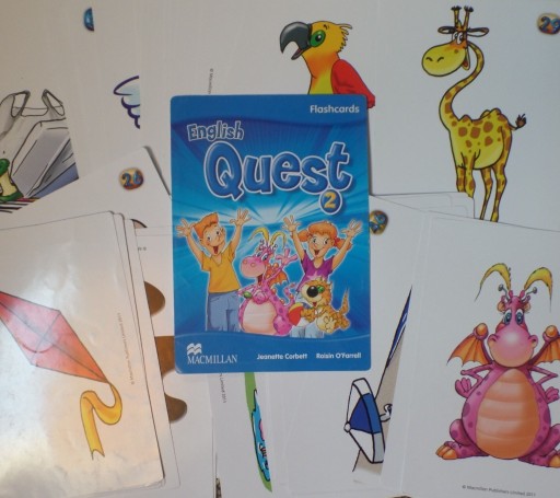 English Quest 2 Flashcards karty Macmillan | Szczecin | Kup teraz na ...