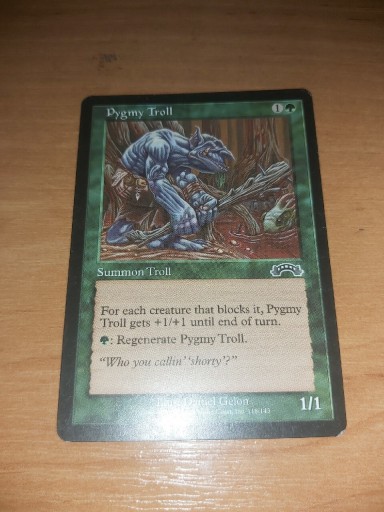 Karta Pygmy Troll. Magic The Gathering | Przemyśl | Kup teraz na ...