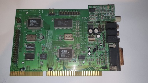 Karta muzyczna ESS AudioDrive MPB-000046 VER:1.1 ISA żadka wersja ...