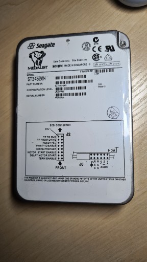 ST34520N Seagate Medalist Pro 4 55GB Retro SCSI | Koszalin | Kup teraz ...