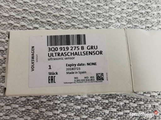 Czujnik parkowania 3Q0919275B Tiguan Skoda Kodiaq | Warszawa ...