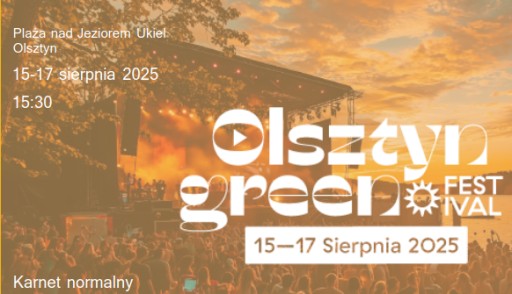 Karnet 3-dniowy na Olsztyn Green Festival 2025 (normalny) | Suwałki | Kup teraz na Allegro Lokalnie