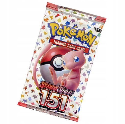 Pokémon: Scarlet & Violet 151 - 1 Booster 10 Kart EN MEW Angielskie ...