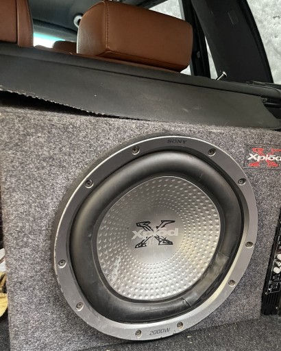 Subwoofer Sony xplod 2000W Wzmacniacz 1000W | Mława | Kup teraz na ...