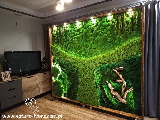 Obraz z mchu ściana z mchu mech chrobotek | Tarnów | Ogłoszenie na ...