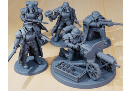 Zestaw figurek oddział DKOK Warhammer druk | Kraków | Kup teraz na ...