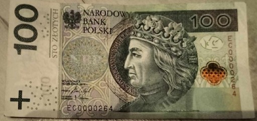 Banknot 100 PLN z serią | Rogolin | Ogłoszenie na Allegro Lokalnie