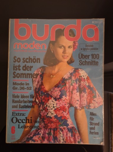 Czasopismo "Burda" 6 Juni 1978 - po niemiecku | Włocławek | Kup teraz na Allegro Lokalnie