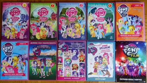 PŁYTY DVD Z SERII MY LITTLE PONY I EQUESTRIA GIRLS | Łódź | Kup teraz ...