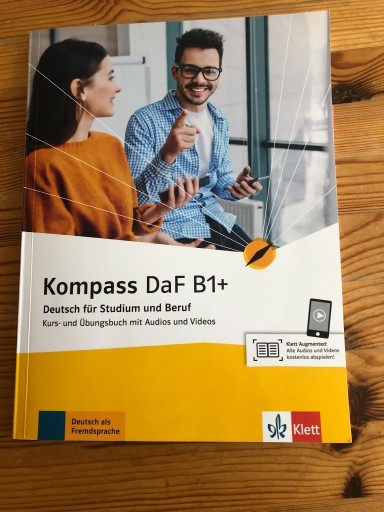 Kompass DaF B1+ Kursbuch+Arbeitsbuch | Gdynia | Kup teraz na Allegro Lokalnie