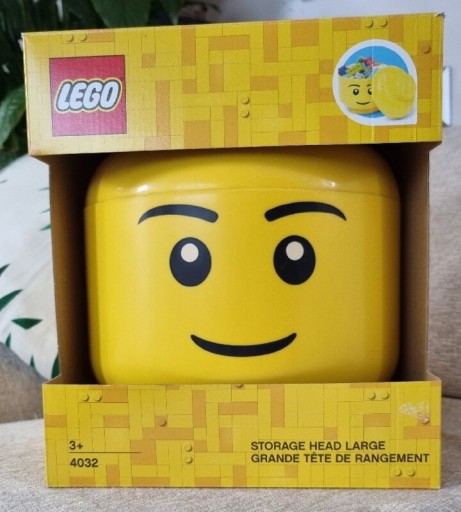 Duża głowa Lego 4032 pojemnik na klocki | Szczecin | Kup teraz na ...