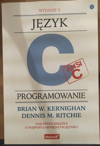 Język ANSI C Programowanie Wydanie II | Wrocław | Kup teraz na Allegro ... Język ANSI C Programowanie Wydanie II | Wrocław | Kup teraz na Allegro ...