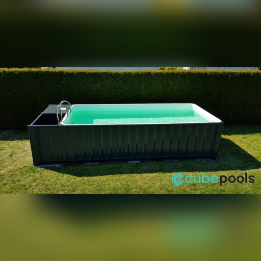 Basen w kontenerze CUBEPOOLS Comfort pompa filtr | Poznań | Kup teraz na Allegro Lokalnie