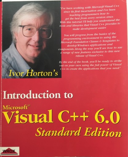Introduction to Visual C++ 6.0 - Ivor Horton 1998 | Ostrzeszów | Kup teraz na Allegro Lokalnie