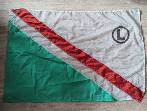 Flaga Legia Warszawa lata 80 - 90 | Warszawa | Kup teraz na Allegro ...