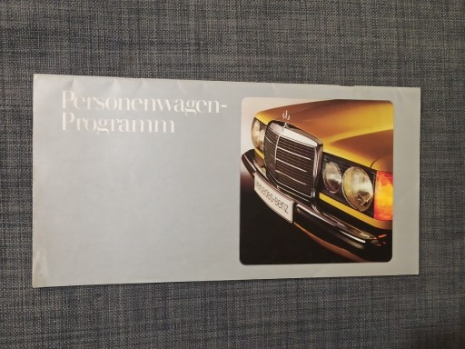 Prospekt katalog Mercedes program 1977r. w123 w116 r107 Mercedes 600 | Wysoka | Kup teraz na ...